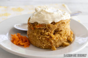 Carrot Mug Cake : Single-Serve Carrot Cake! | Baking Me Hungry