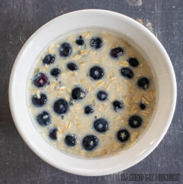 Baked Oats for One (Single Serving Oatmeal Recipe)