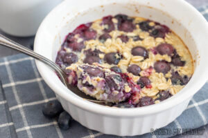 Baked Oats for One (Single Serving Oatmeal Recipe)