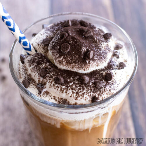 Mocha Iced Coffee Recipe | Baking Me Hungry