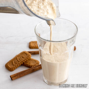 Easy Biscoff Milkshake Recipe with Lotus Cookies