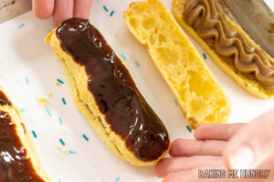 Coffee Eclairs (Easy Recipe & Tips) | Baking Me Hungry