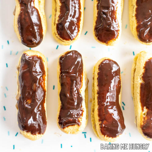 Coffee Eclairs (Easy Recipe & Tips) | Baking Me Hungry