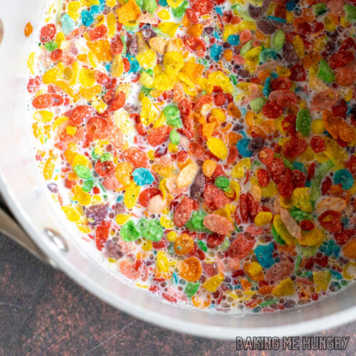 Fruity Pebbles Ice Cream Recipe ~ Easy Cereal Ice Cream