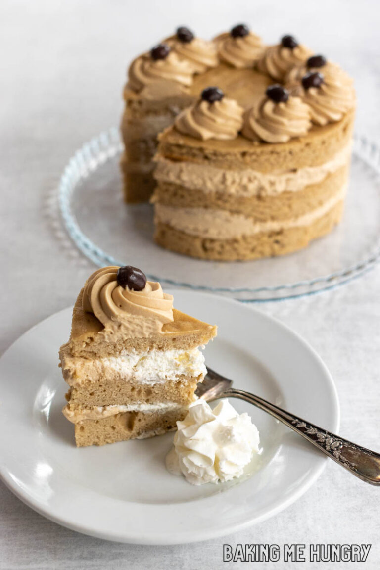 Cappuccino Cake Recipe with Coffee Mousse Frosting
