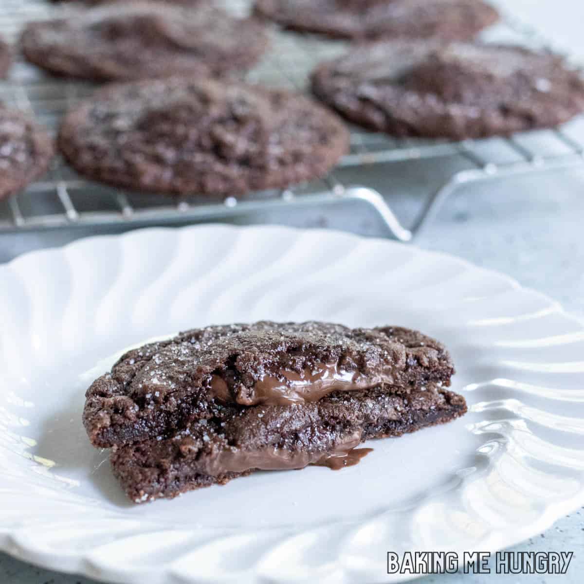 Molten Lava Cookies Recipe | Easy Chocolate Cookie