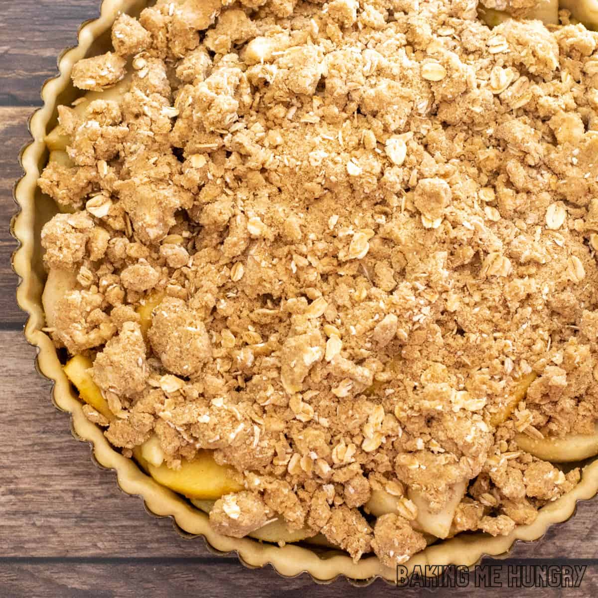 Apple Crumble Tart Recipe with Easy Crumb Topping