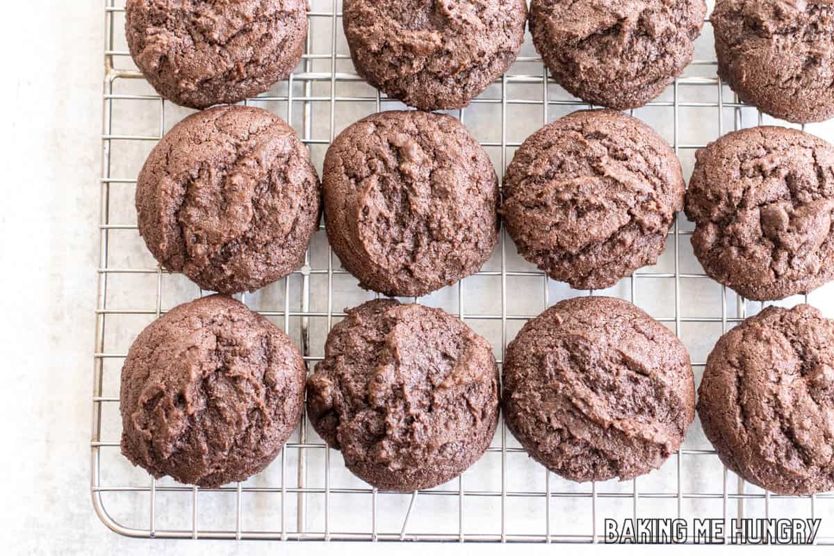Candy Cane Brownie Cookies Recipe (Fudgy Chocolate!)