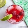Raspberry Mocktail Recipe | Non-Alcoholic Summer Fizz