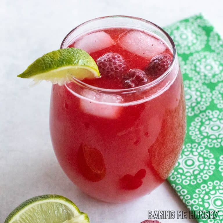 Raspberry Mocktail Recipe | Non-Alcoholic Summer Fizz