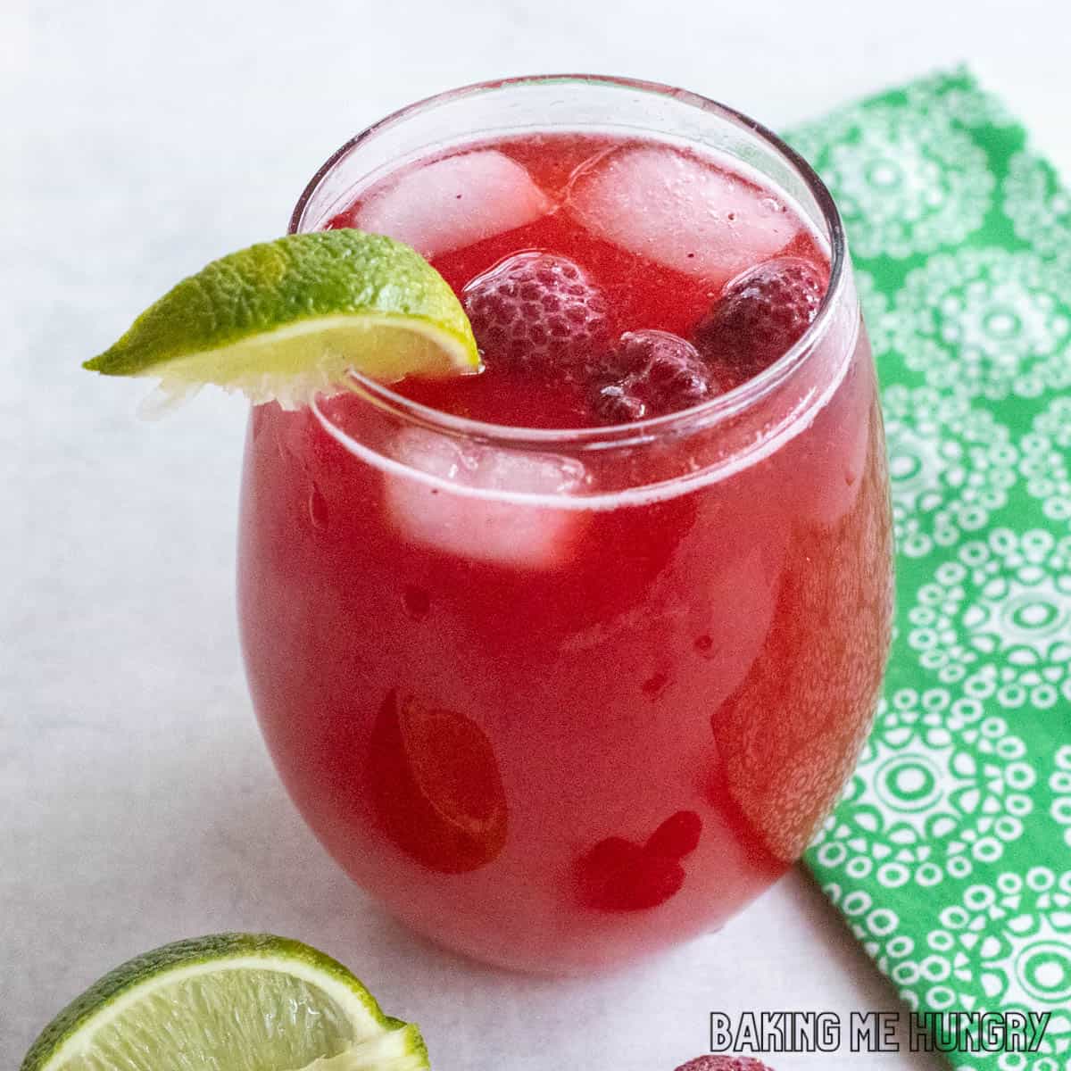 Raspberry Mocktail Recipe | Non-Alcoholic Summer Fizz