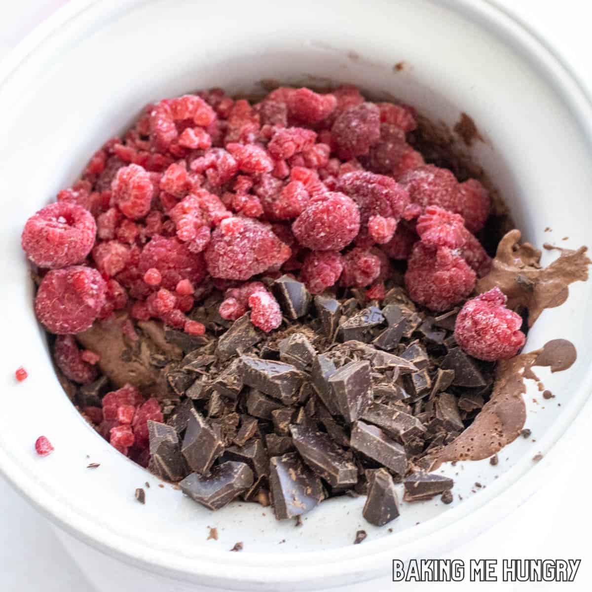 Dark Chocolate Raspberry Ice Cream Recipe | Easy, Homemade