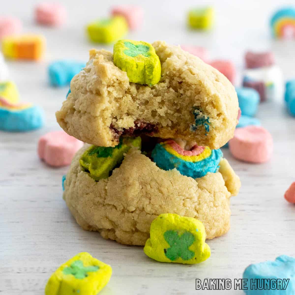 Lucky Charms Cookie Recipe with Marshmallow Cereal