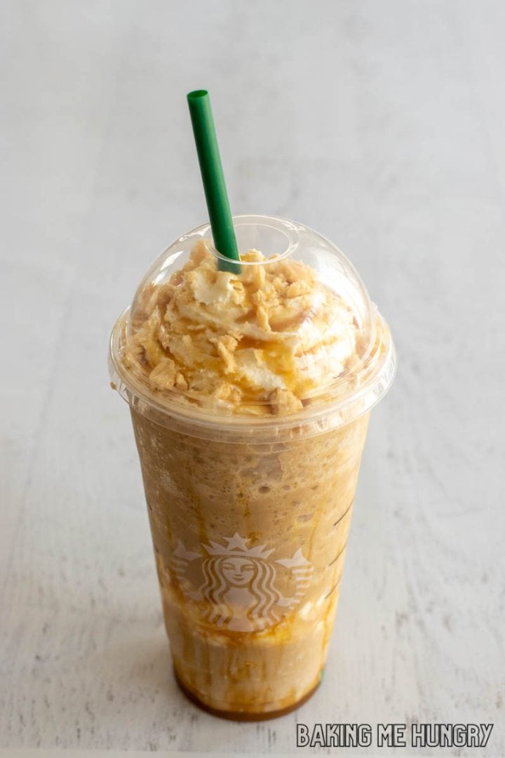 Starbucks Caramel Ribbon Crunch Recipe | Copycat Frappuccino