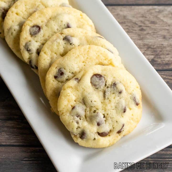 5 Ingredient Chocolate Chip Cookies without Brown Sugar