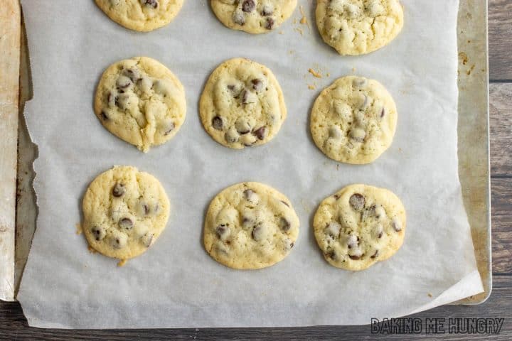 5 Ingredient Chocolate Chip Cookies without Brown Sugar