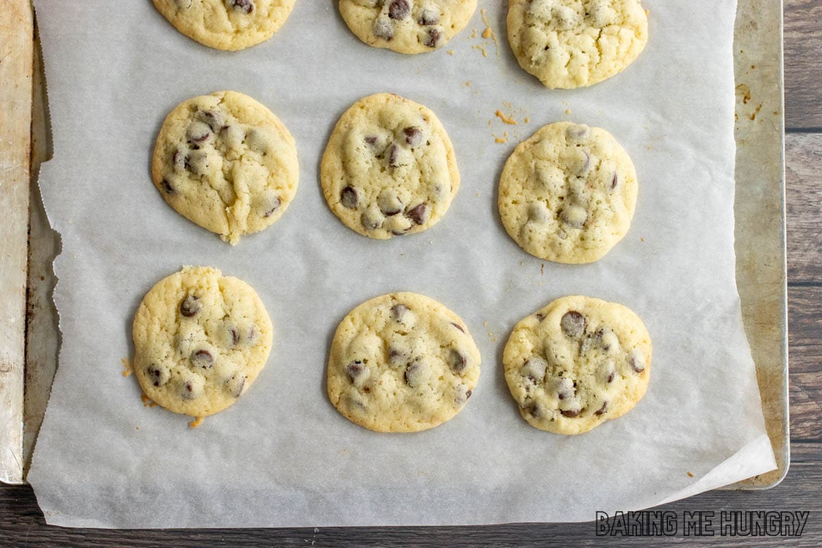 5 Ingredient Chocolate Chip Cookies without Brown Sugar