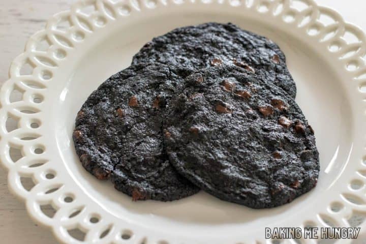 Black Cocoa Cookies Recipe with Chocolate Chips