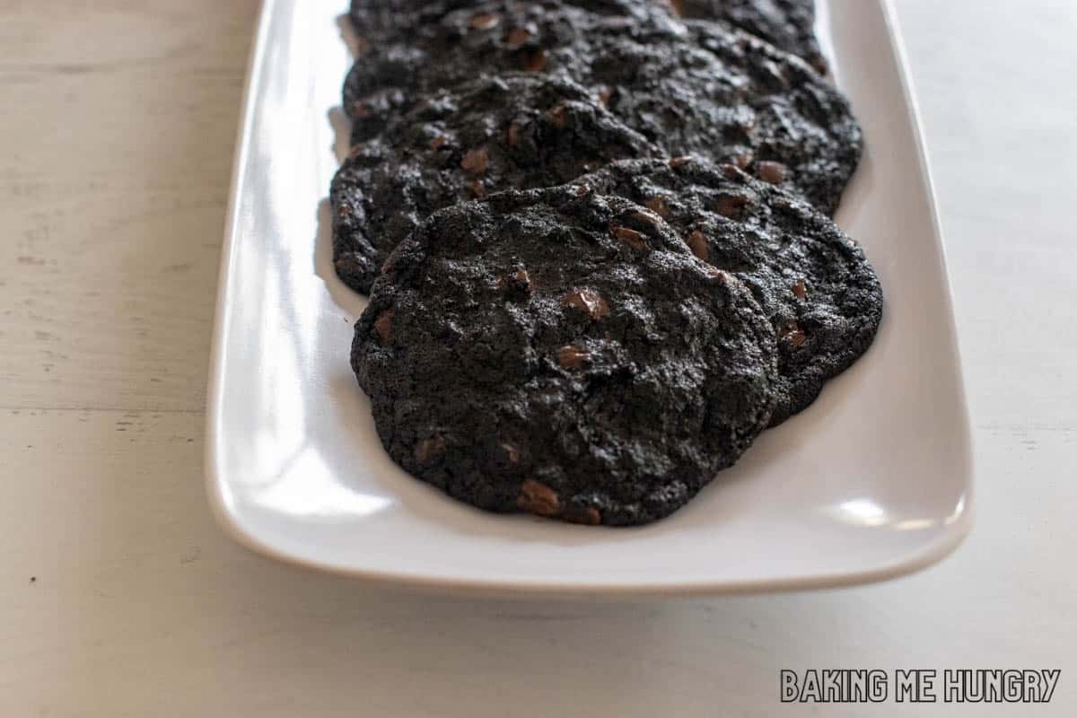 Black Cocoa Cookies Recipe with Chocolate Chips