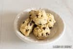 Edible Cookie Dough Recipe for One | Chocolate Chip
