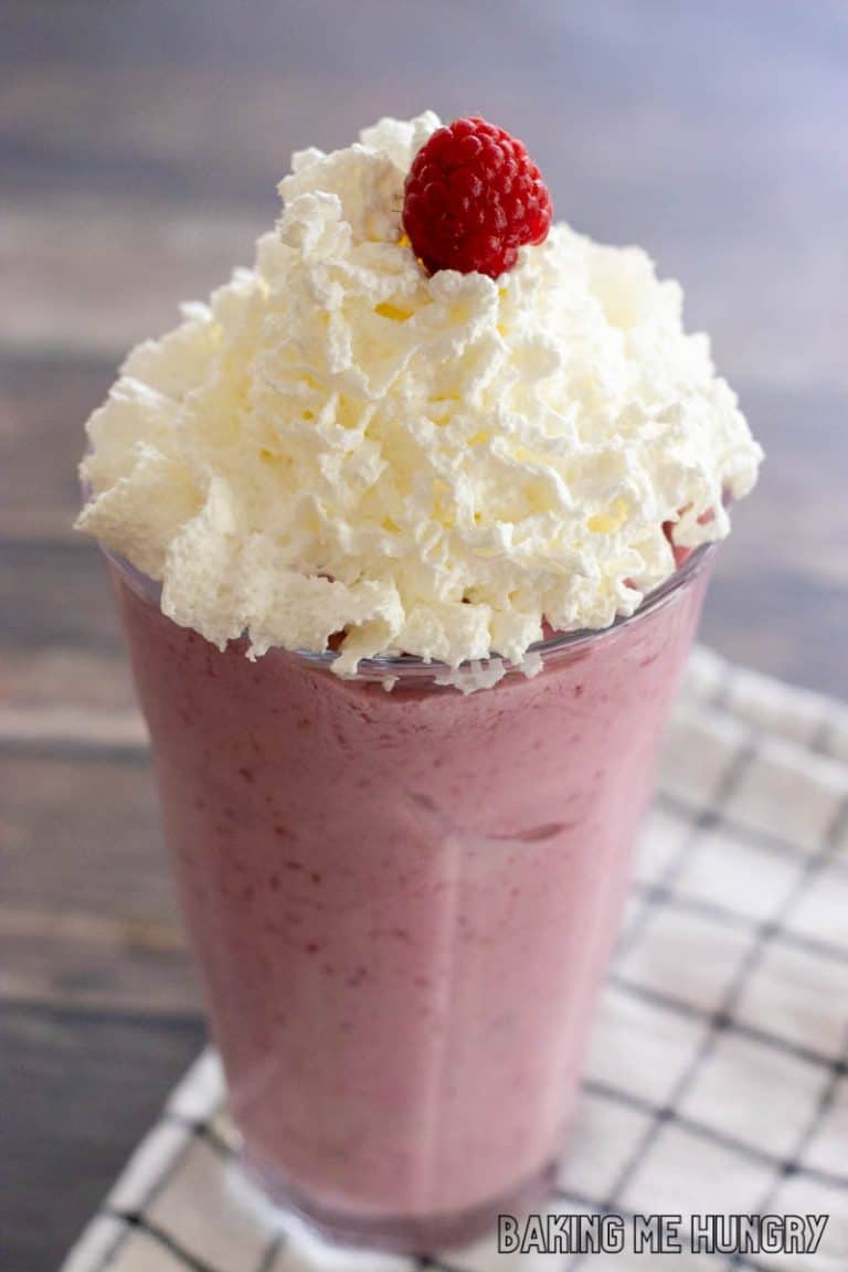 Raspberry Milkshake Recipe | Quick & Easy!