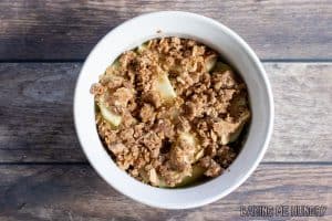 Single Serve Apple Crumble | One Serving Crisp Recipe