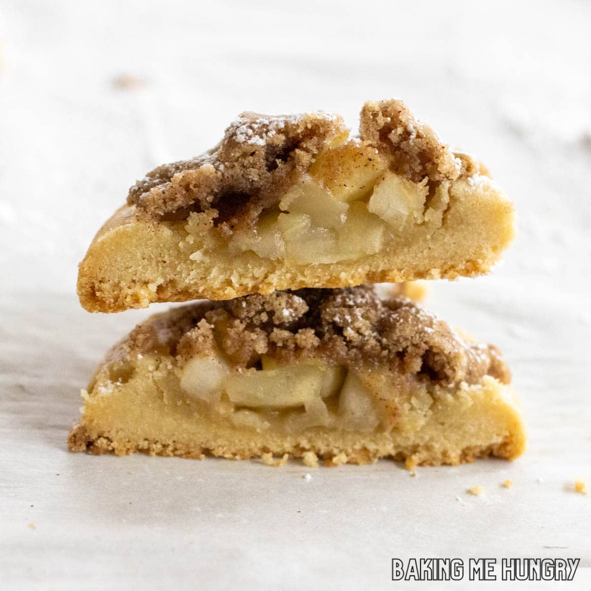 Apple Crumble Cookies Recipe | Copycat Apple Crisp Cookie