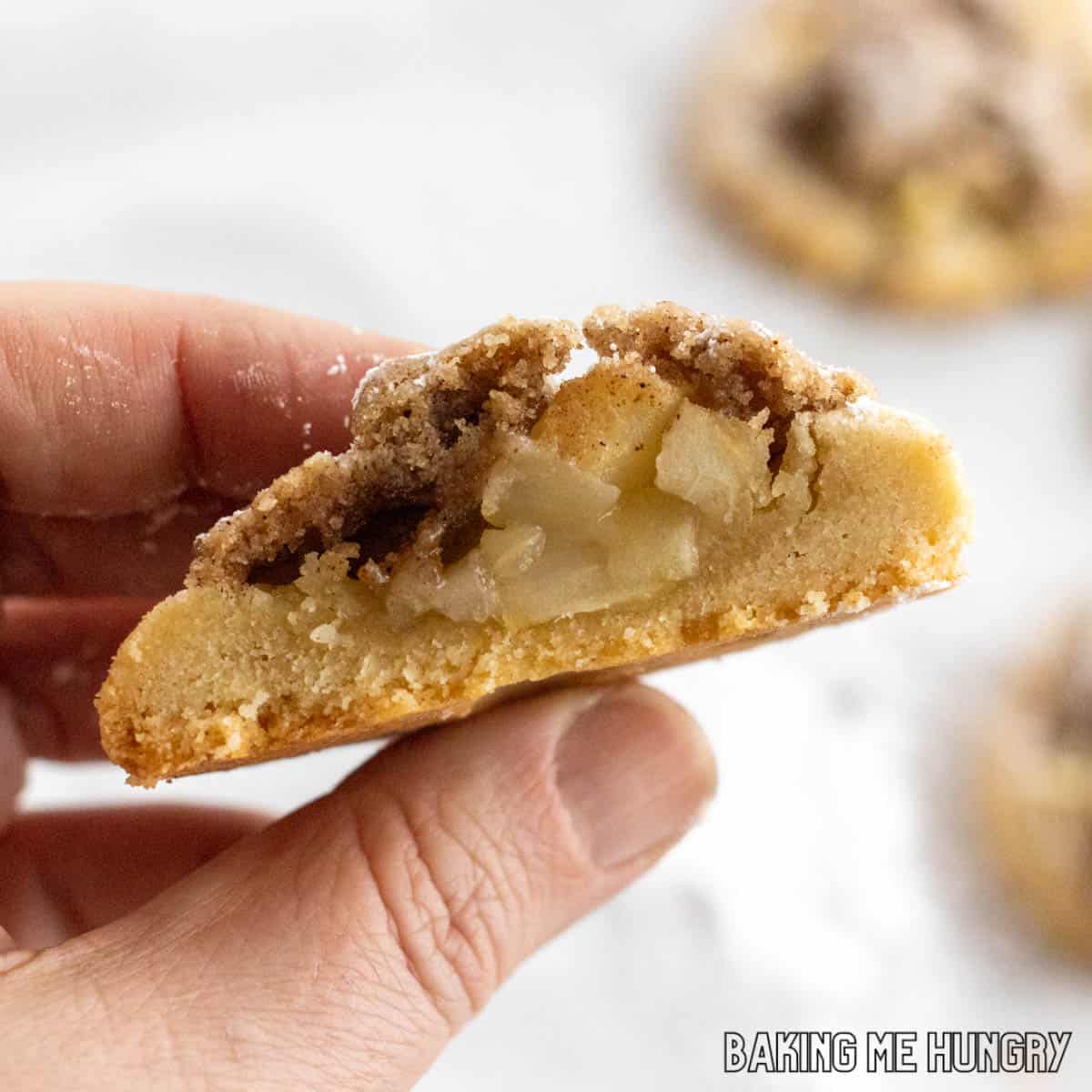 Apple Crumble Cookies Recipe | Copycat Apple Crisp Cookie