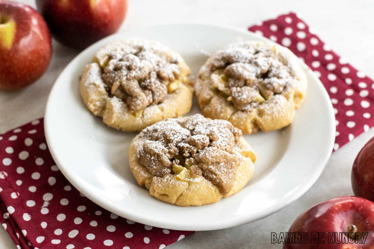 Apple Crumble Cookies Recipe | Copycat Apple Crisp Cookie