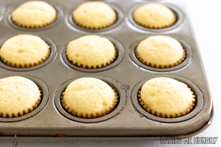 Mini Lemon Cupcakes with Lemon Buttercream Recipe