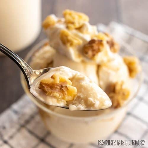 Maple Syrup Ice Cream Recipe | Easy Homemade No Sugar