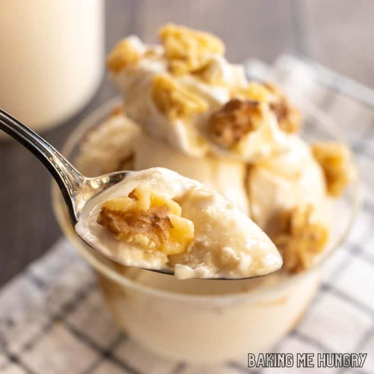 Maple Syrup Ice Cream Recipe | Easy Homemade No Sugar