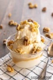 Maple Syrup Ice Cream Recipe | Easy Homemade No Sugar