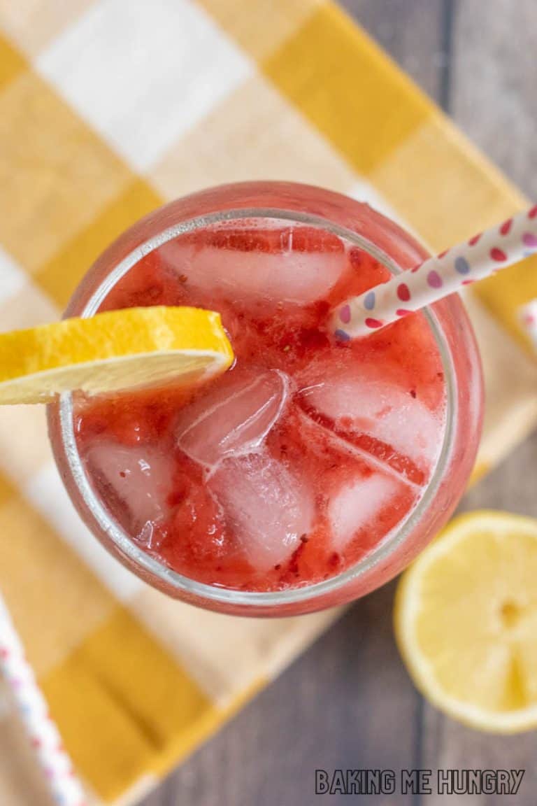 Strawberry Lemon Mocktail Recipe | Easy Summer Spritzer